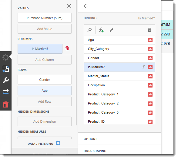 How Can I Create Pivot Table Visual In An Intellifront Bi Dashboard